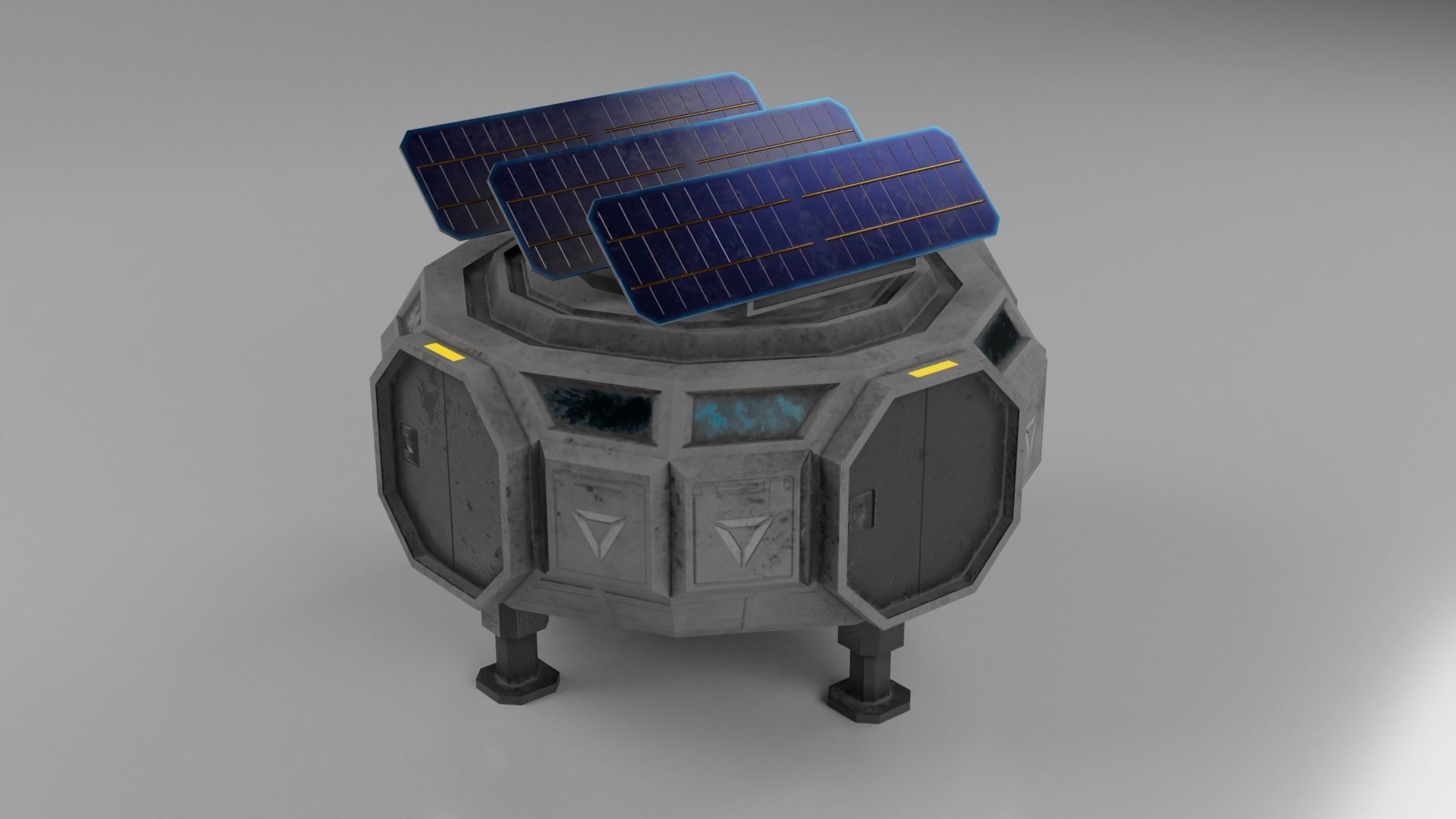 3D model Modular low poly colony VR / AR / low-poly | CGTrader