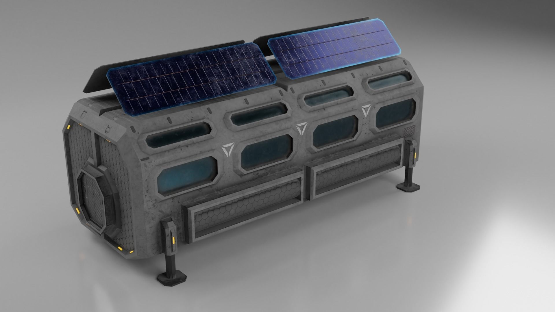 3D model Modular low poly colony VR / AR / low-poly | CGTrader