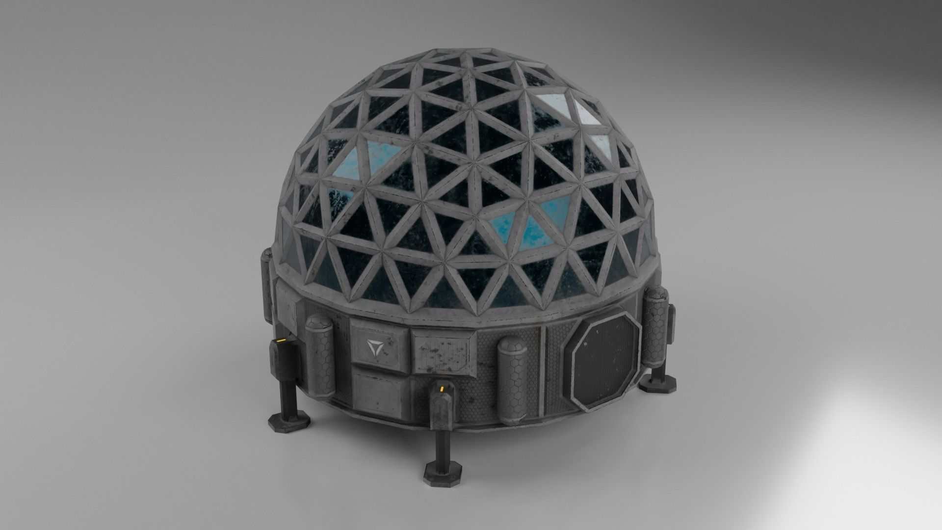 3D model Modular low poly colony VR / AR / low-poly | CGTrader