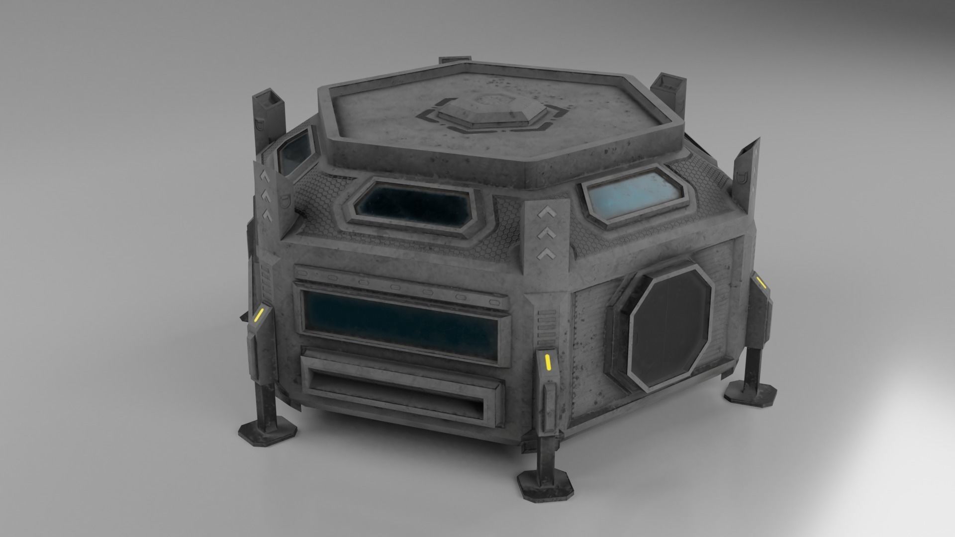 3D model Modular low poly colony VR / AR / low-poly | CGTrader