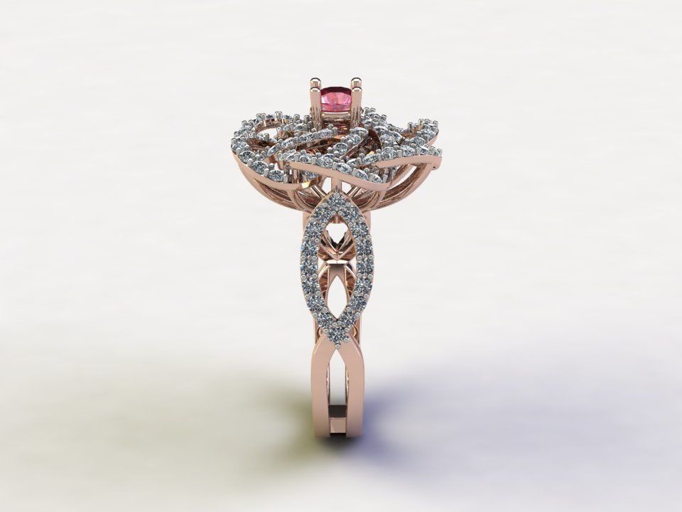 R207 solitaire ring cad file new design free 3D model | CGTrader