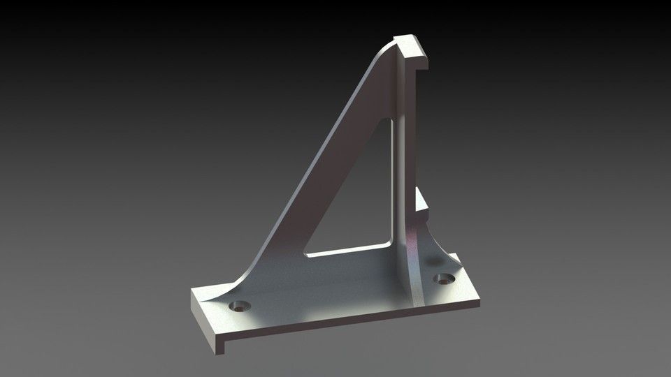 Wall Bracket II free 3D model | CGTrader