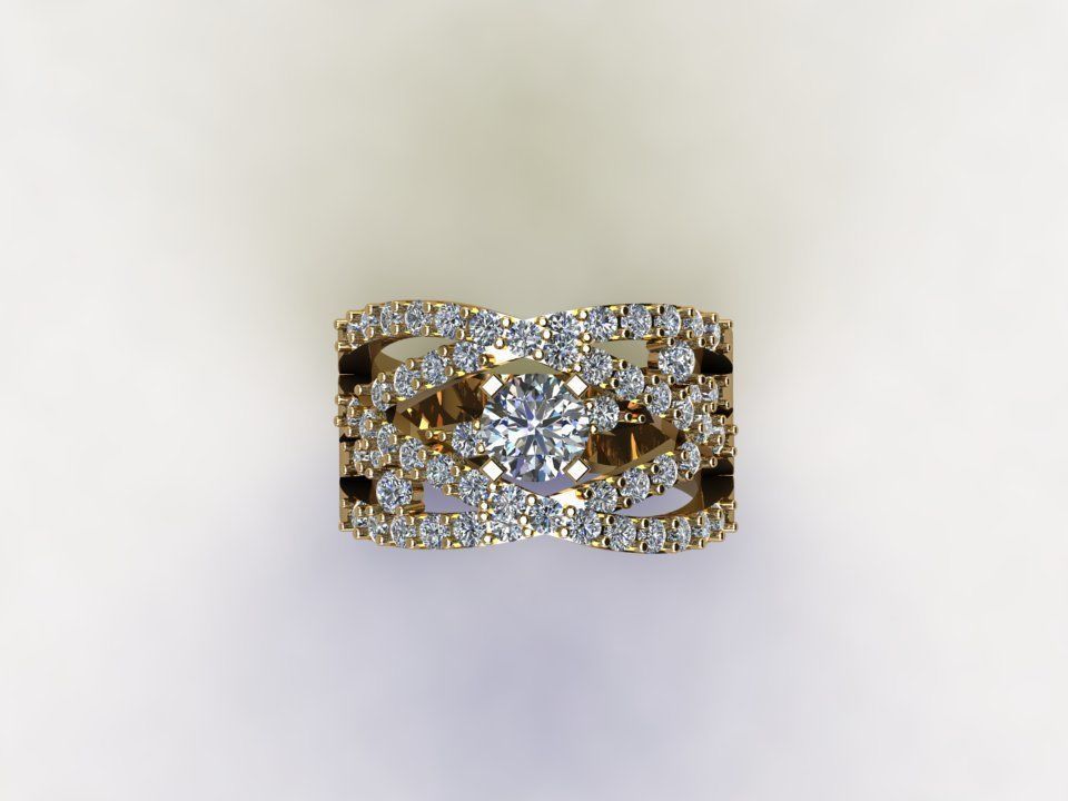 R101 Women Ring 2021 Normal design cad file 3D model | CGTrader