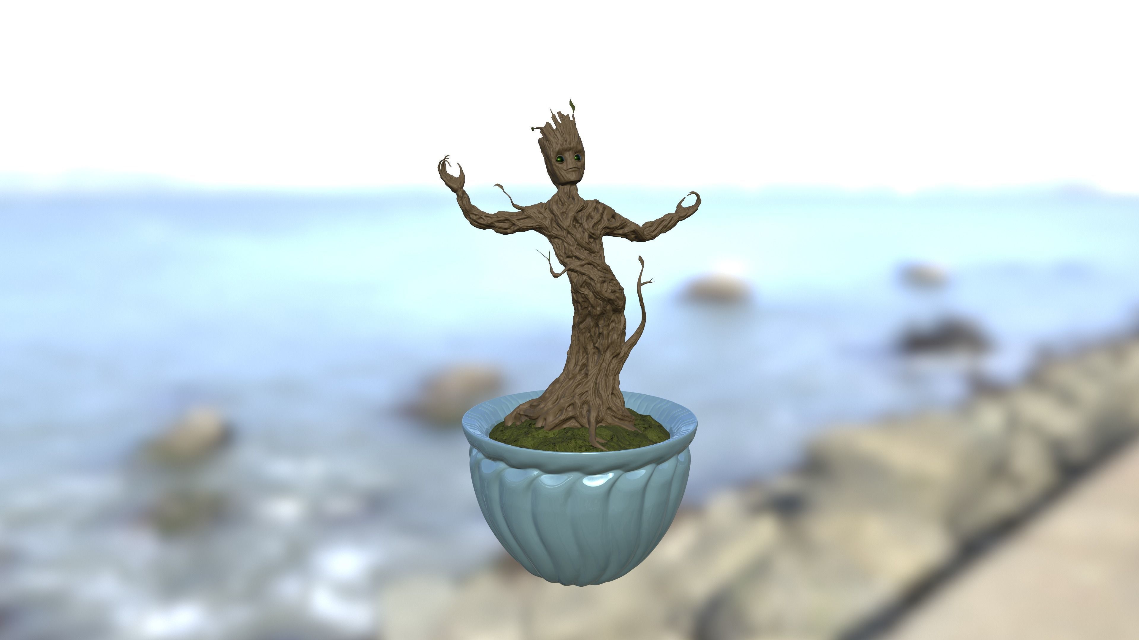 3D model Groot VR / AR / low-poly | CGTrader