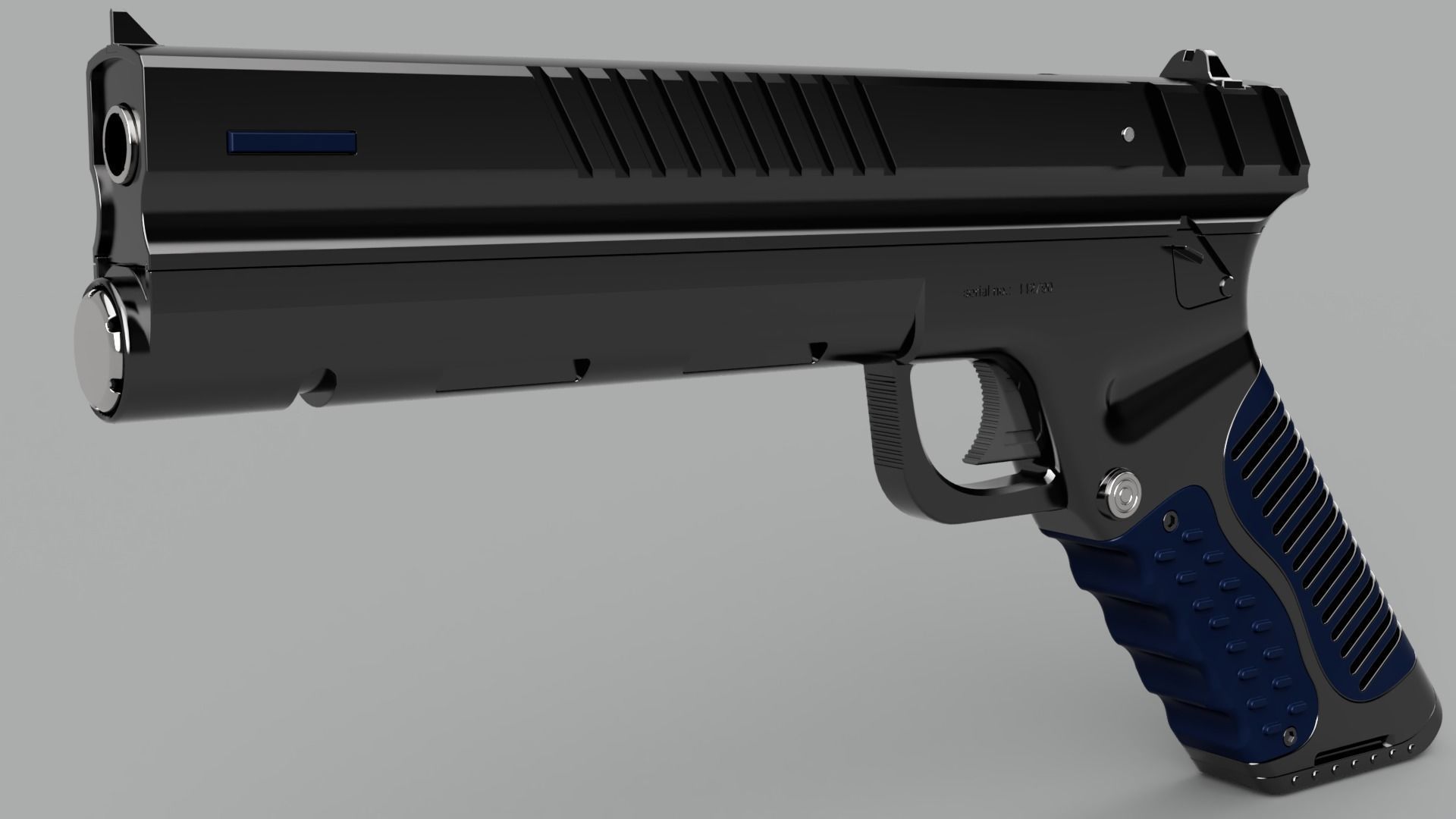gun weapon bullet war police 3D model | CGTrader