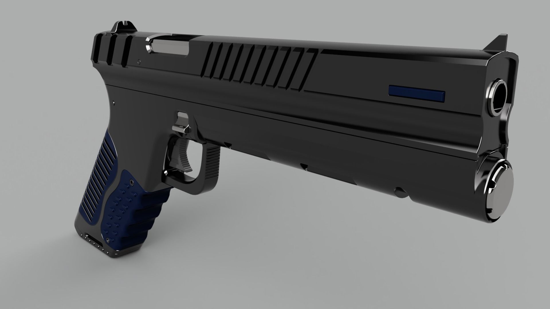 gun weapon bullet war police 3D model | CGTrader