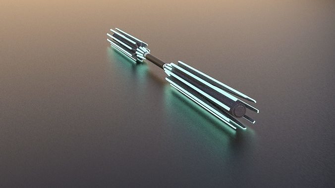 SCIFI Energy Lance 3D model | CGTrader