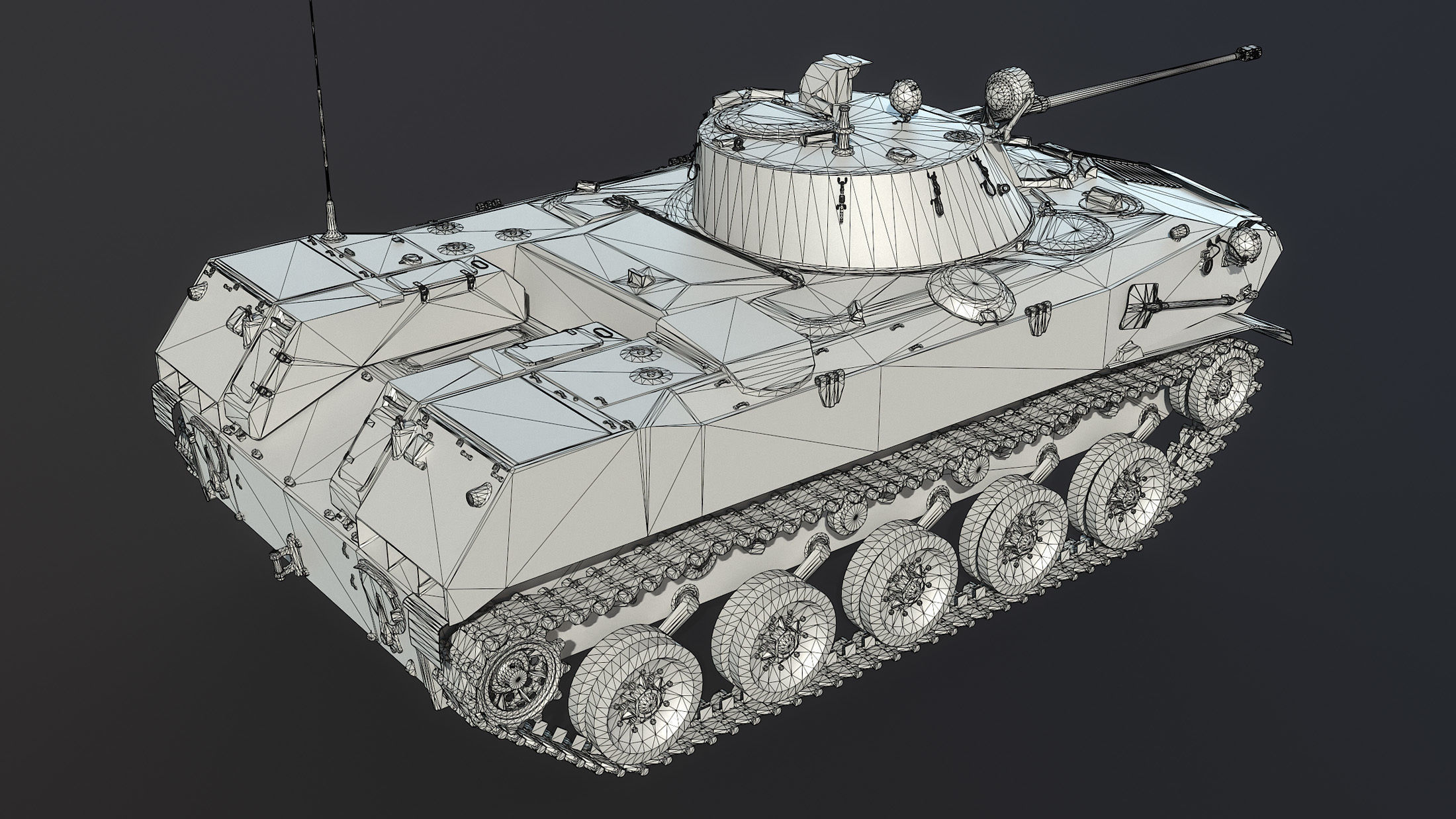3D model BMD-2 VR / AR / low-poly | CGTrader