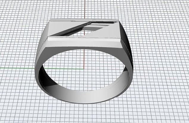 ring silver 3D model | CGTrader