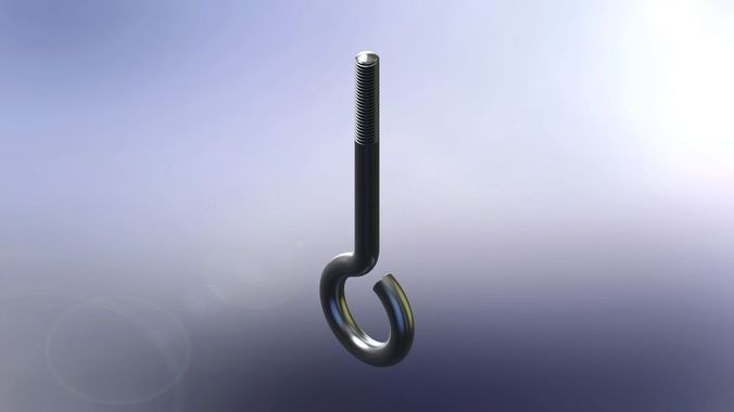 Eye foundation bolt free 3D model | CGTrader
