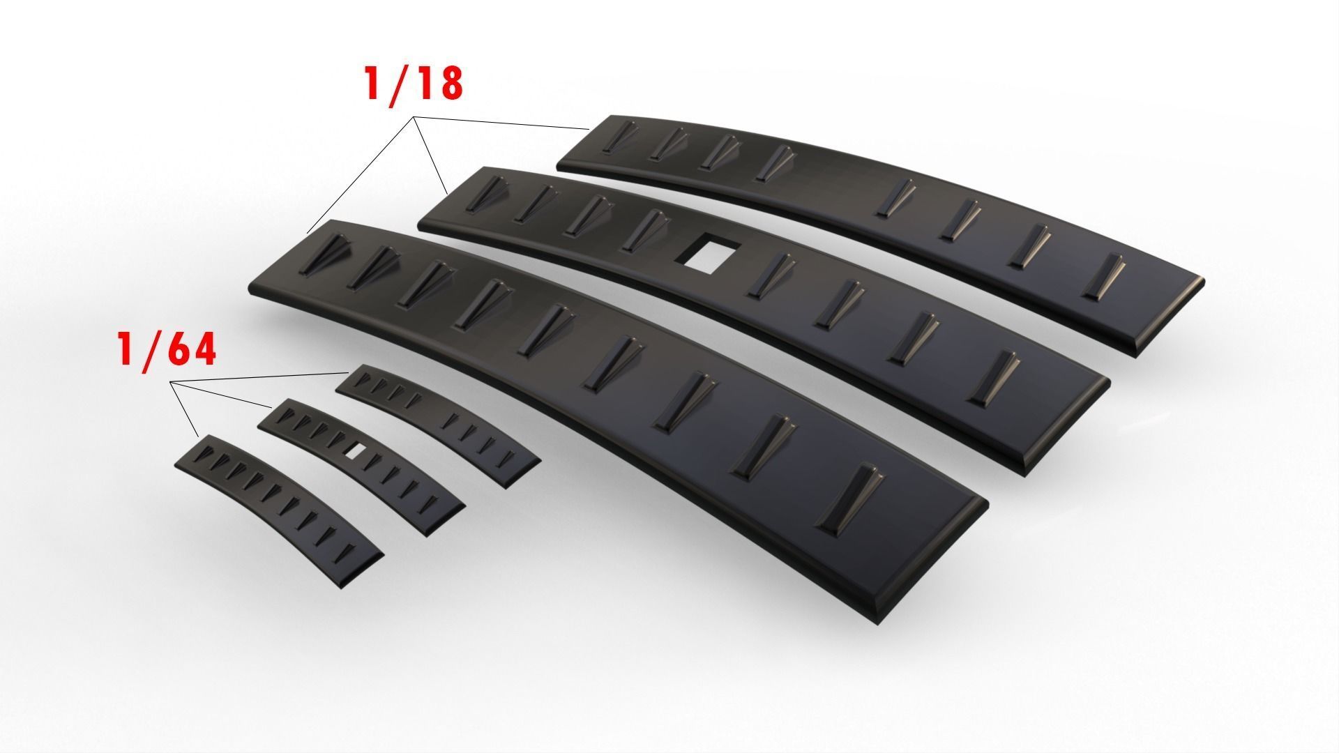 Vortex Generator for Diecast Models 1-18 and 1-64 3D model 3D printable ...