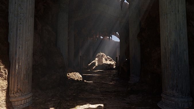 Forgotten Sword Scene 3D model | CGTrader