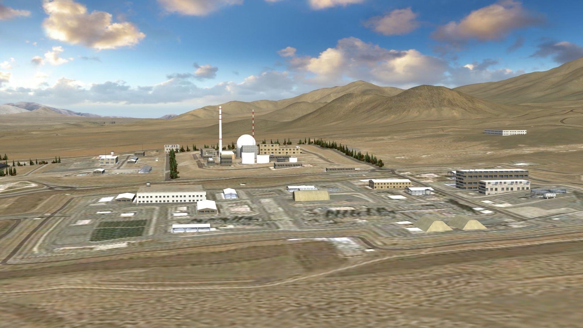 3D model Arak Nuclear Reactor Iran VR / AR / low-poly | CGTrader