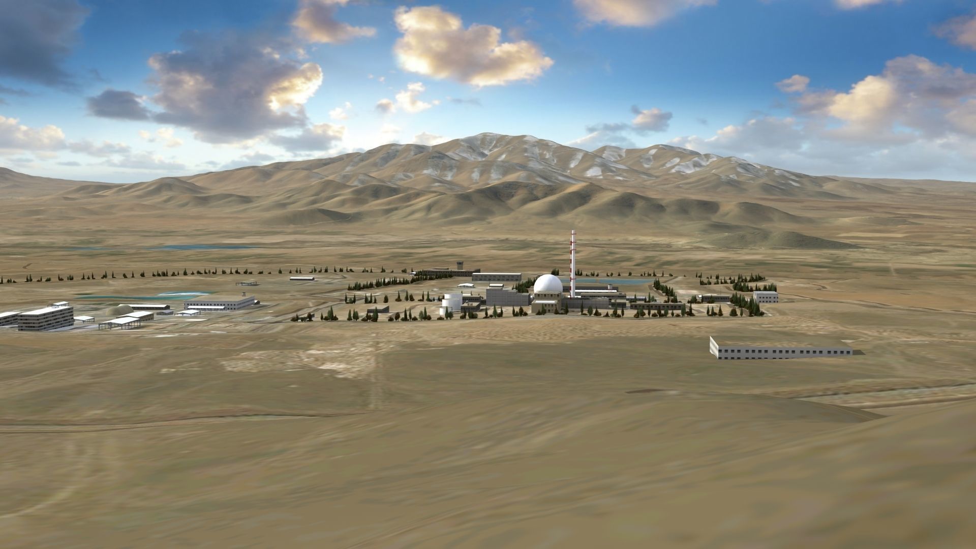 3D model Arak Nuclear Reactor Iran VR / AR / low-poly | CGTrader