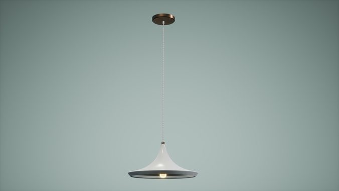 3D model Ceiling Light Low Poly Game Ready VR / AR / low-poly | CGTrader