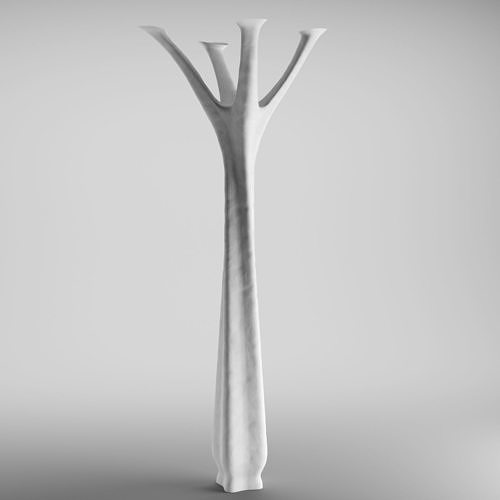 Organic Pillar free 3D model | CGTrader