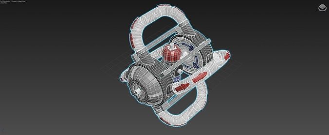 Quadro Vortex Turbo - Concept 3D model | CGTrader