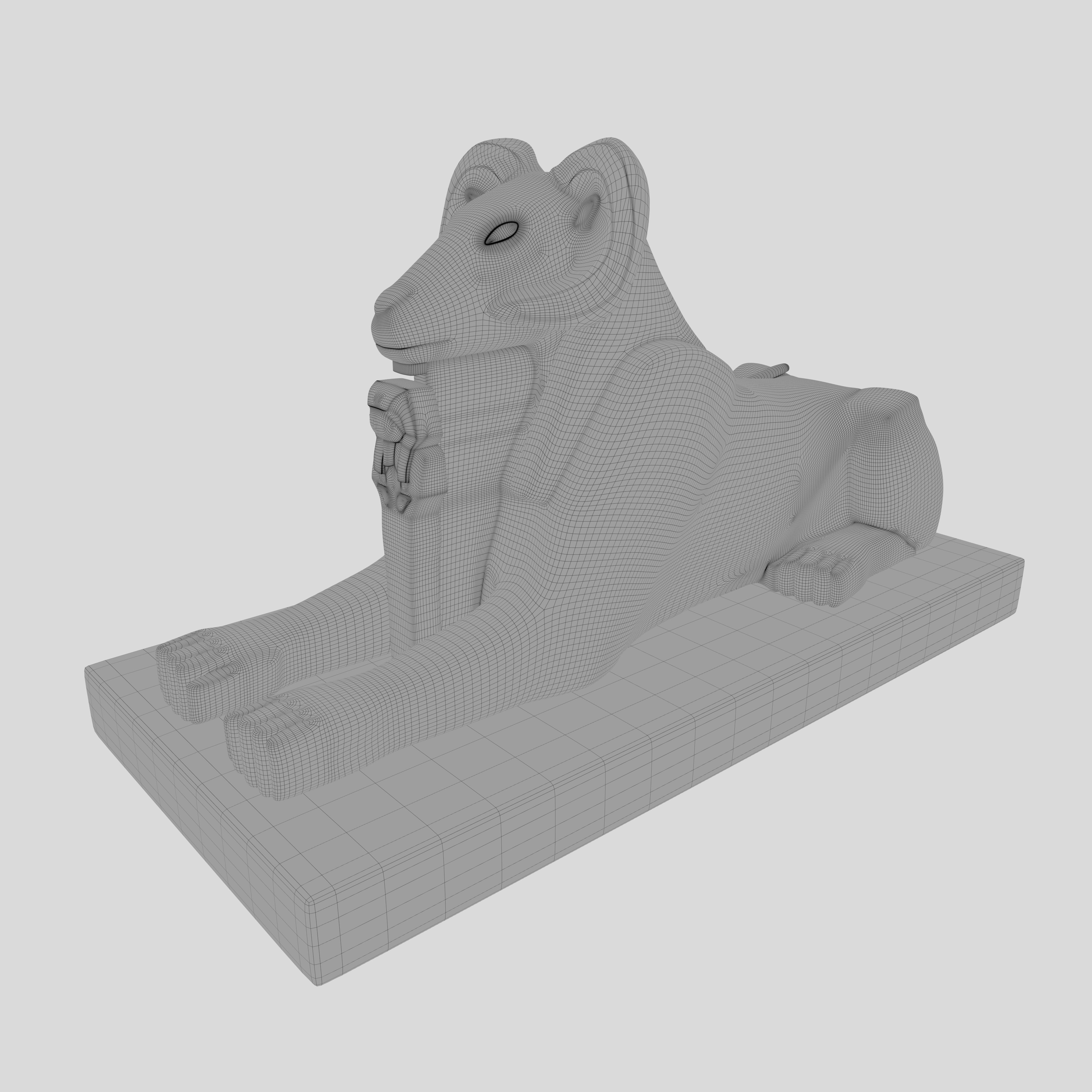 Sphinx Ram 3D model | CGTrader