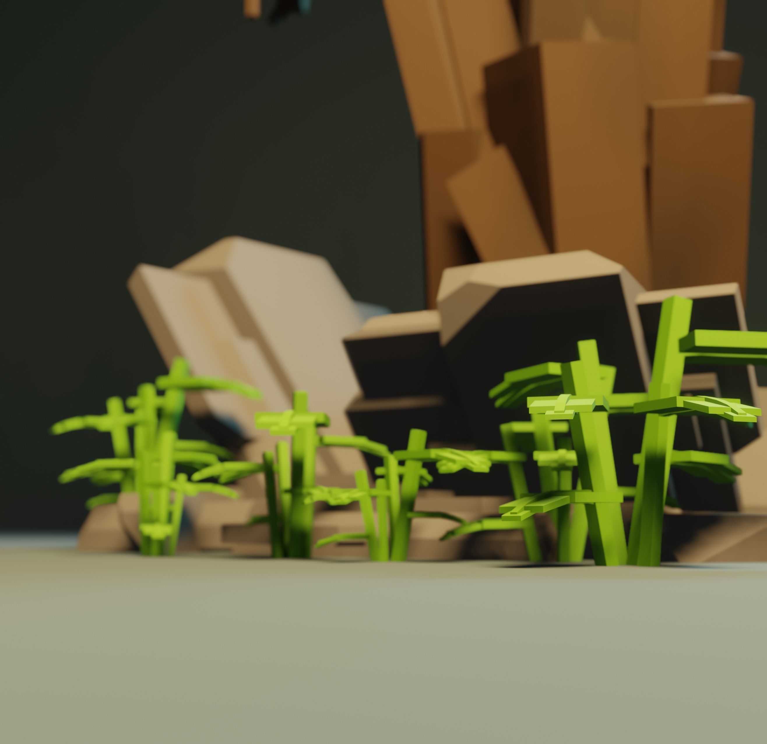 Cubic Tree free VR / AR / low-poly 3D model | CGTrader