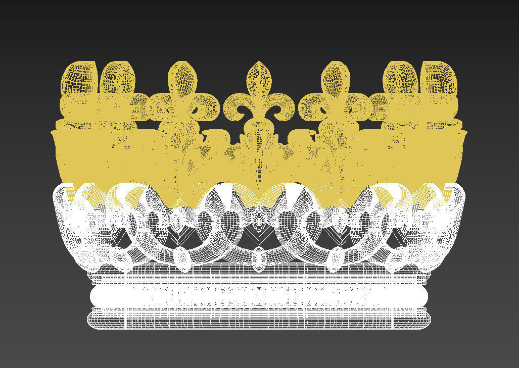 crowns crown 3D model 3D printable | CGTrader