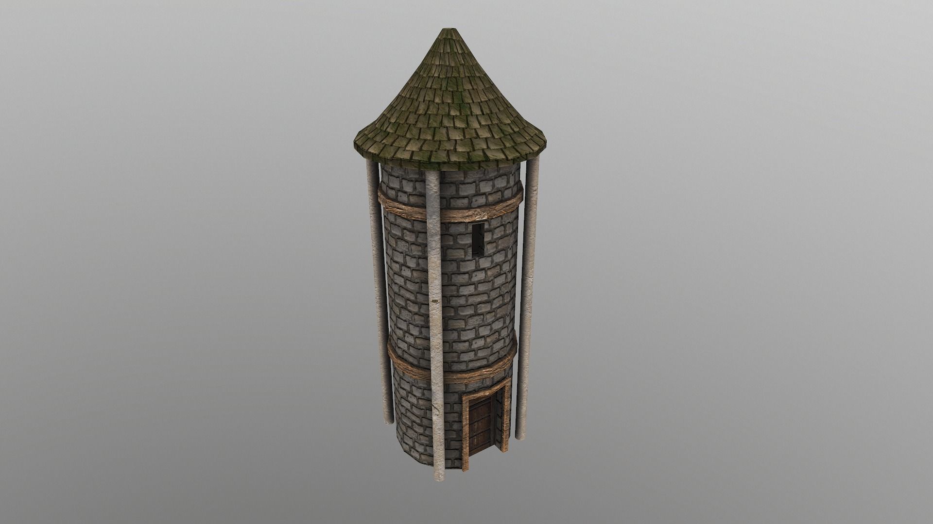 3D model Medieval Grain Silo VR / AR / low-poly | CGTrader