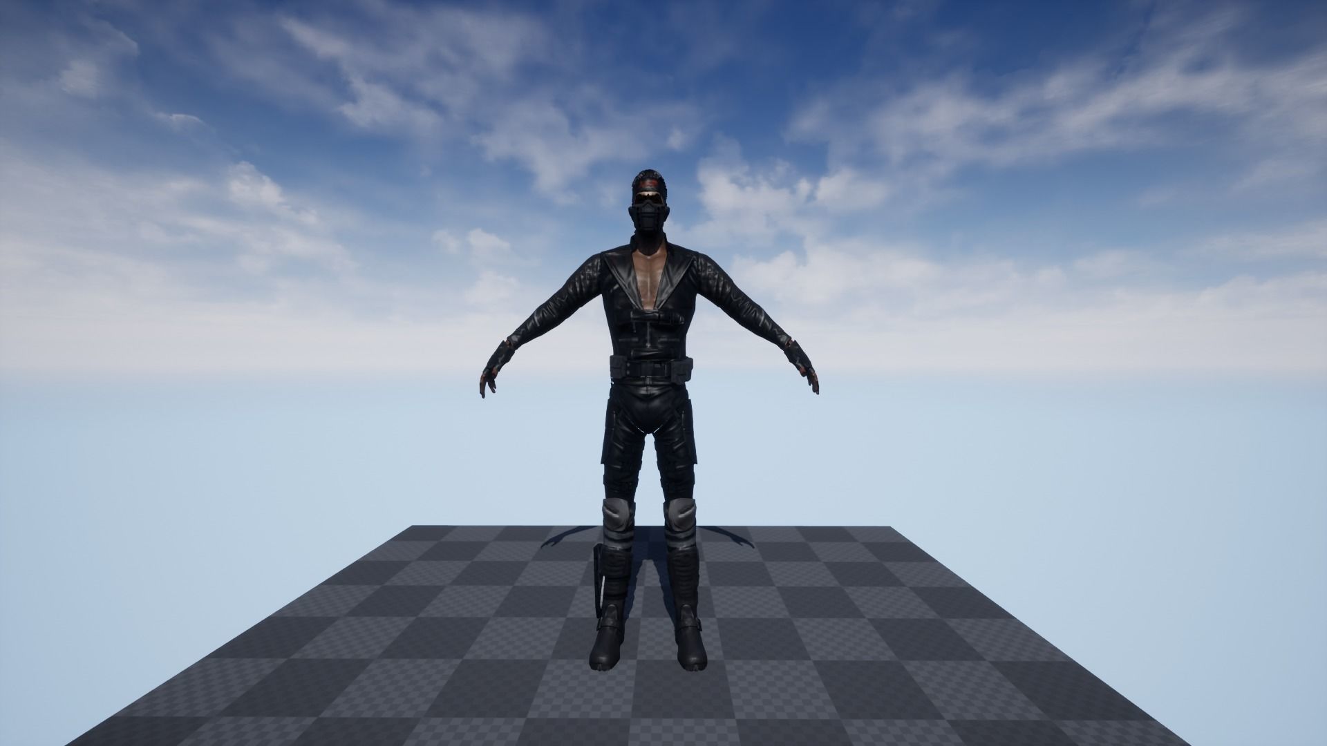 Cyberpunk Sci-Fi Tough Thug 3D model rigged | CGTrader