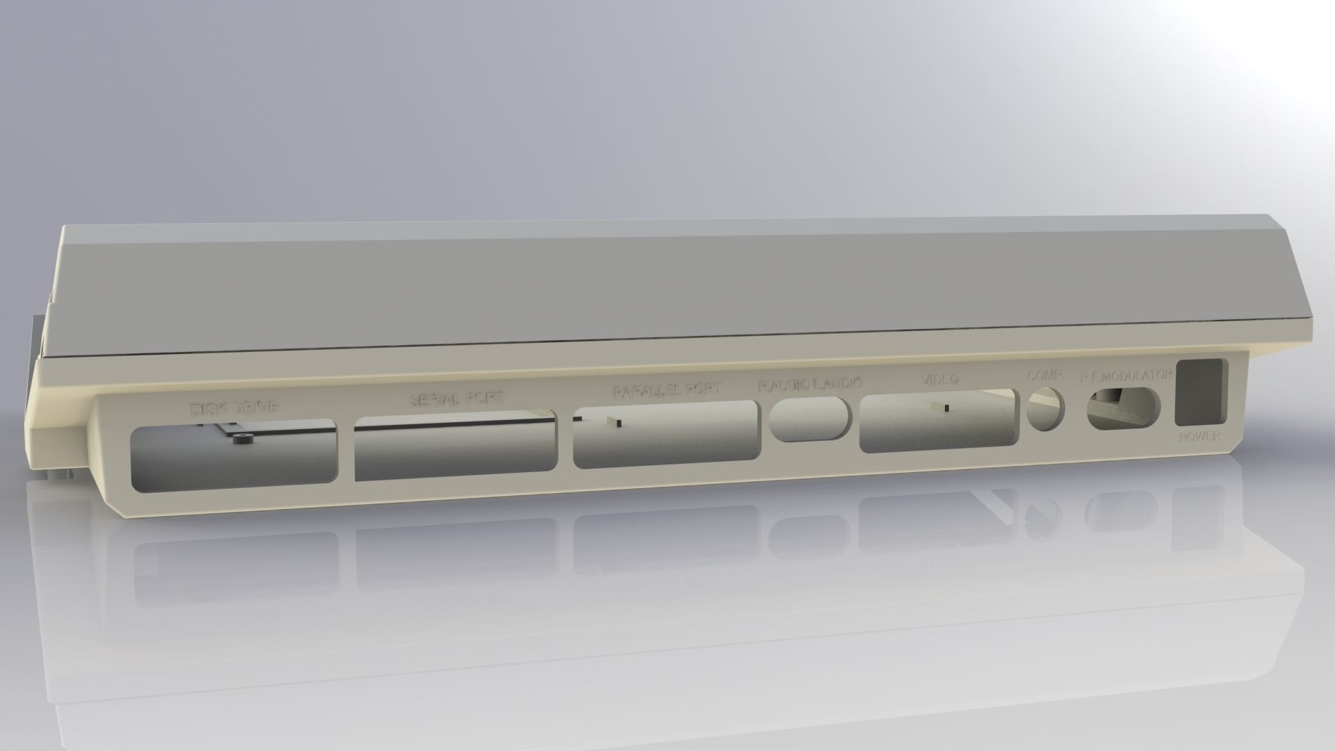 Commodore Amiga 600 enclosure 3d print model 3D model 3D printable ...