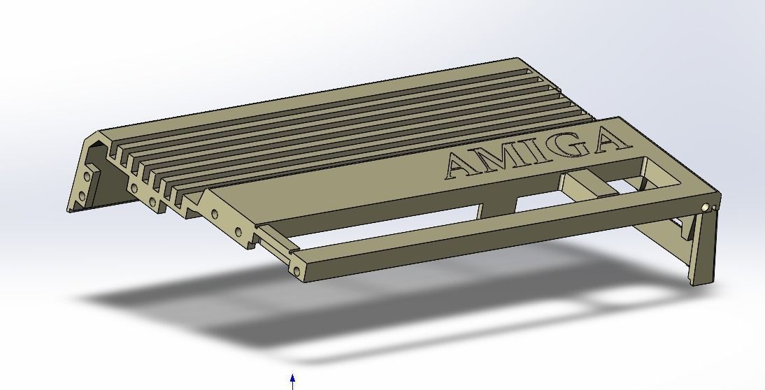 Commodore Amiga 600 enclosure 3d print model 3D model 3D printable ...