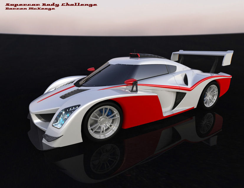 Tosa LMP car - Supercarbodychallenge free 3D model | CGTrader
