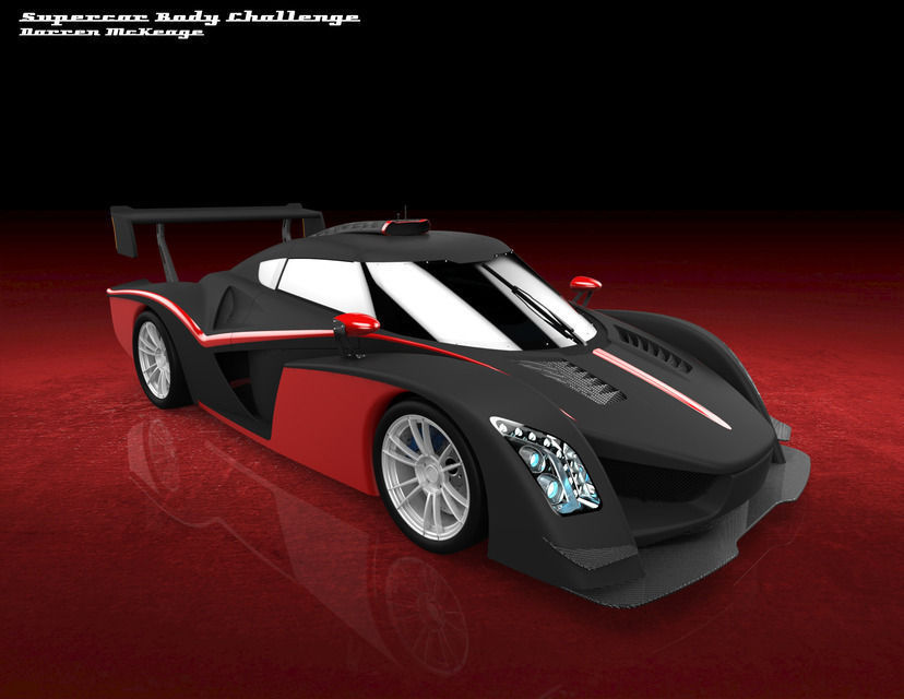 Tosa LMP car - Supercarbodychallenge free 3D model | CGTrader