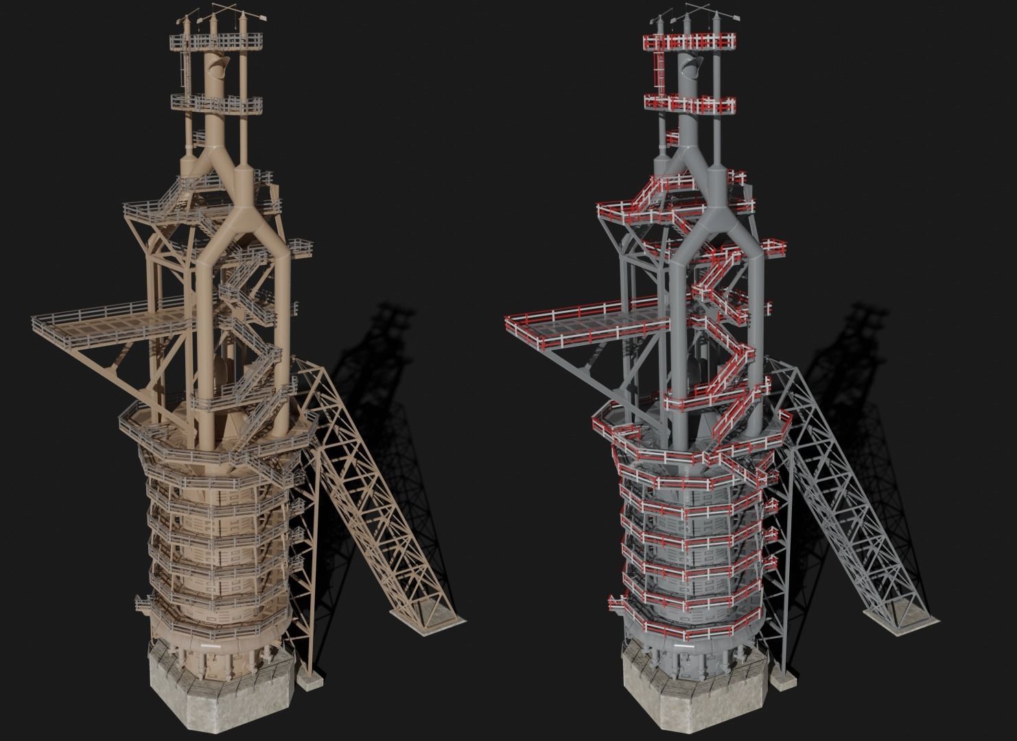 3D model Blast Furnace VR / AR / low-poly | CGTrader