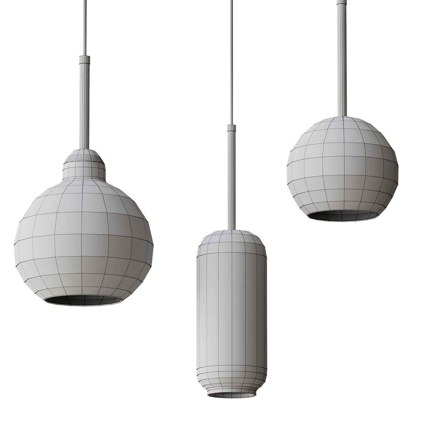 Hanglamp Living Room Light Fixture 3D model | CGTrader