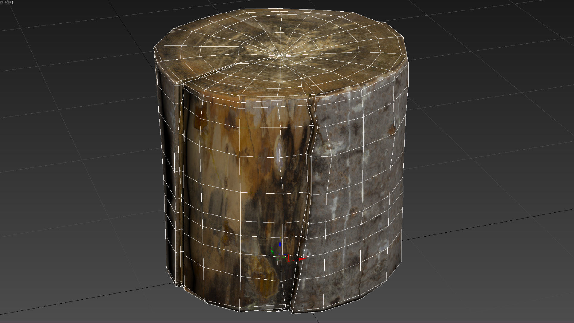 3D model Fir stump for splitting firewood VR / AR / low-poly | CGTrader