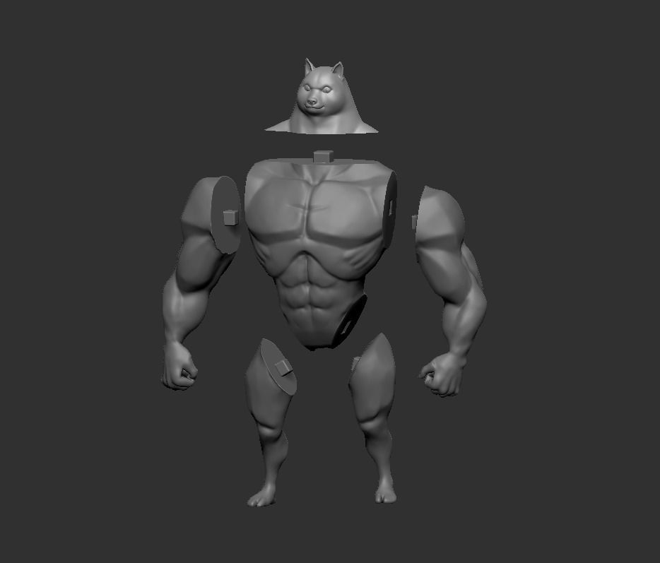 3D model Doge - VR / AR / low-poly | CGTrader