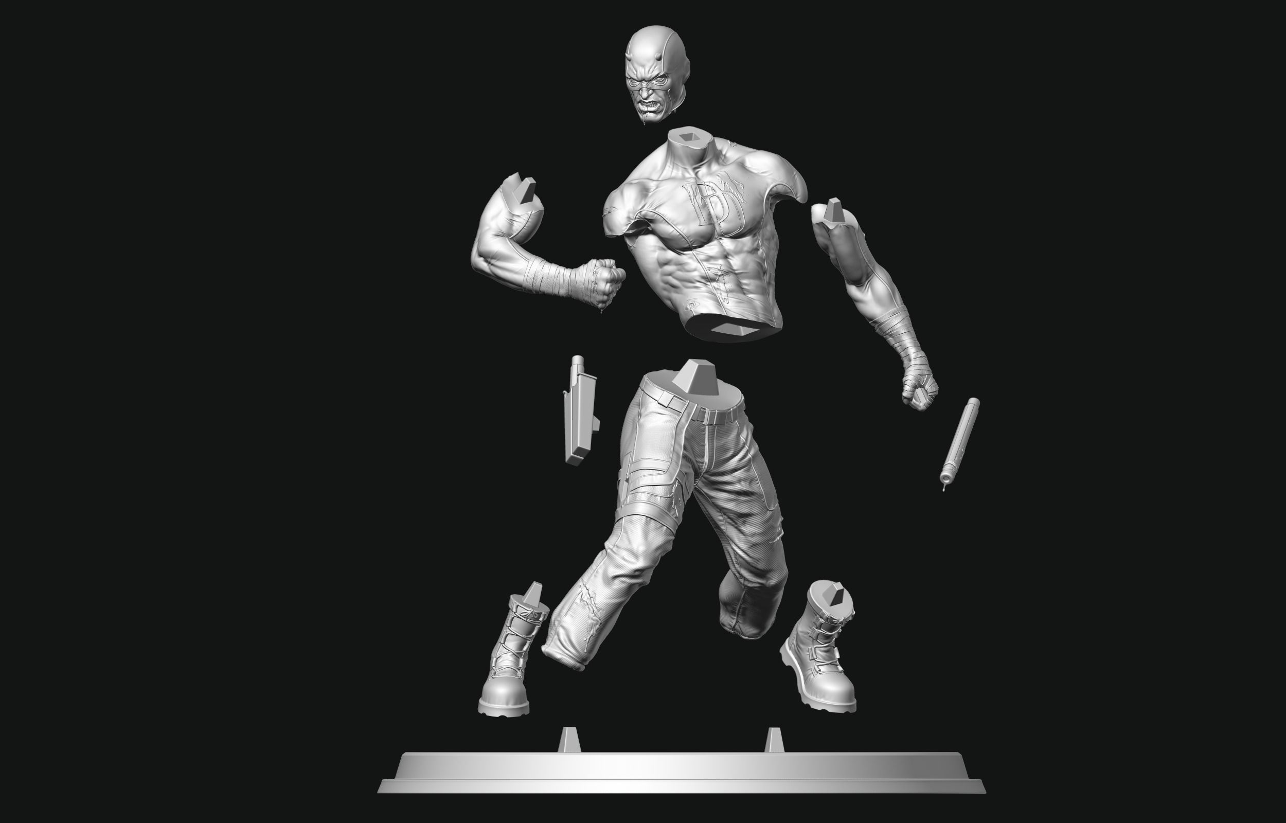 Daredevil 3D model 3D printable | CGTrader
