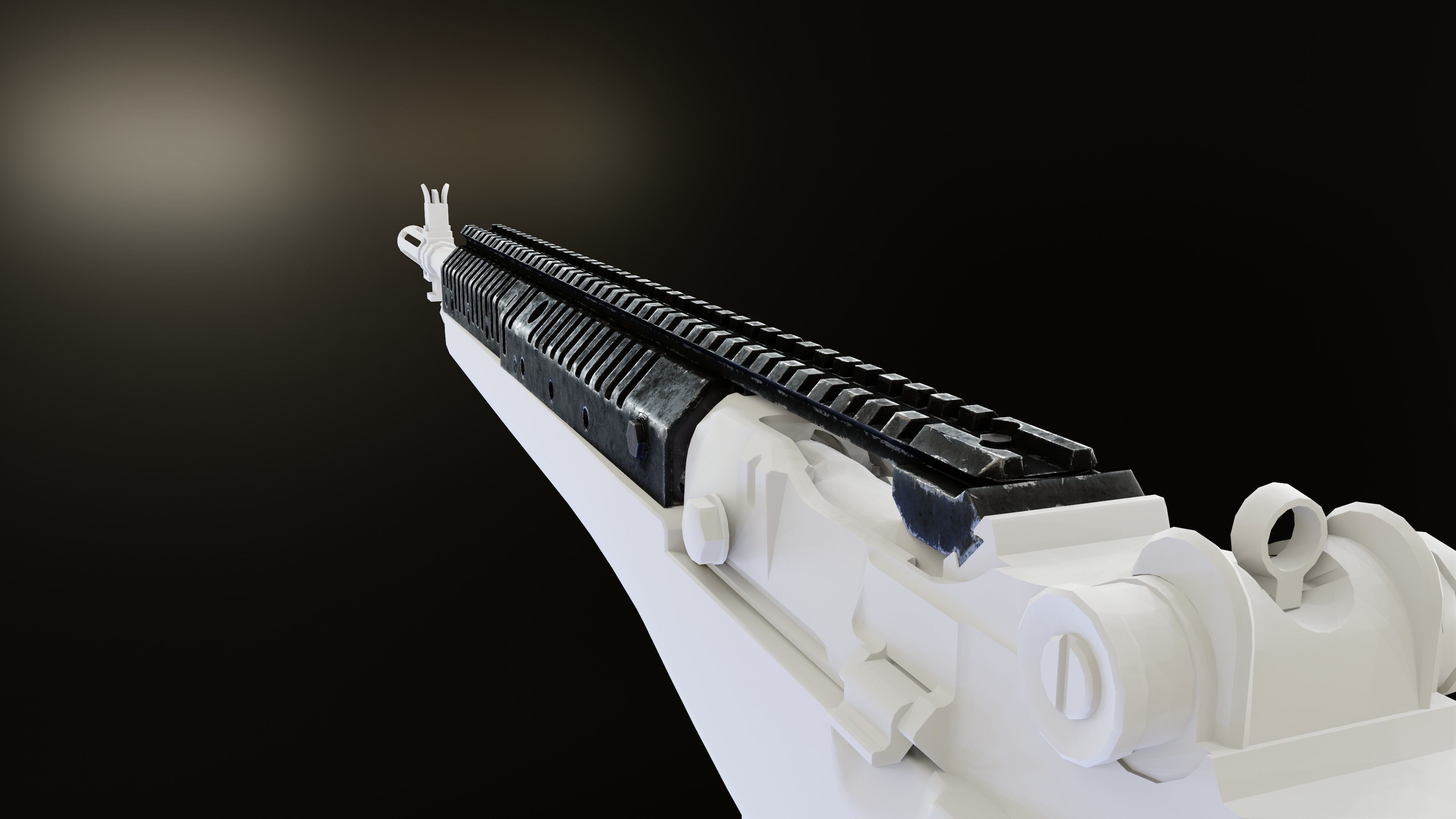 3D model VLTOR CASV14 Rail System for M1A and M14 VR / AR / low-poly ...