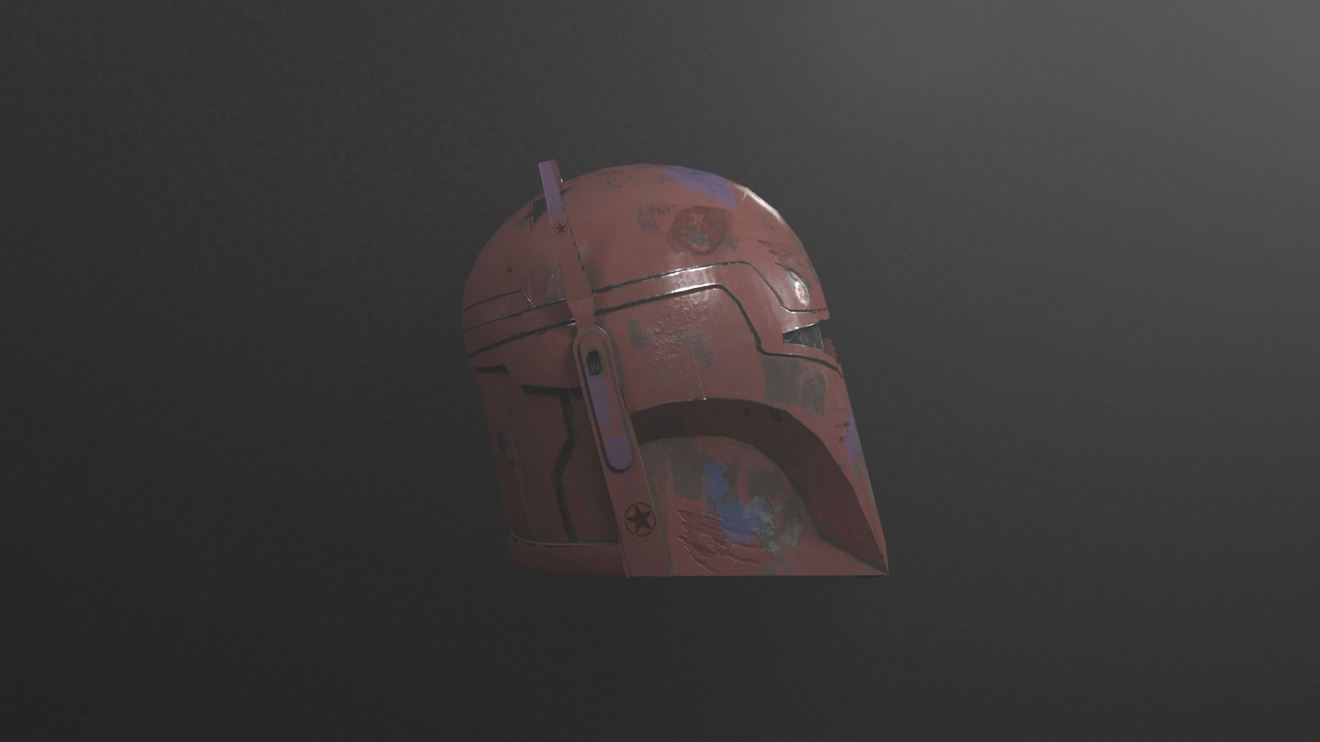 3D model Stalkers Helmet - Mandalorian VR / AR / low-poly | CGTrader