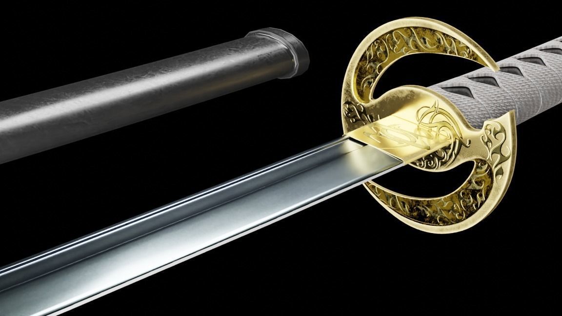 Samurai Sword free 3D model | CGTrader