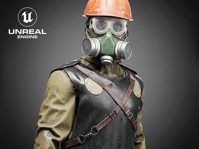 3D model LIQUIDATOR SOVIET SOLDIER VR / AR / low-poly | CGTrader