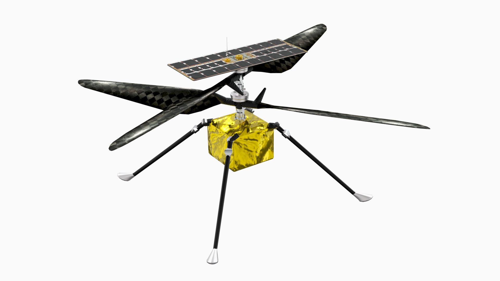 3D asset Ingenuity helicopter | CGTrader