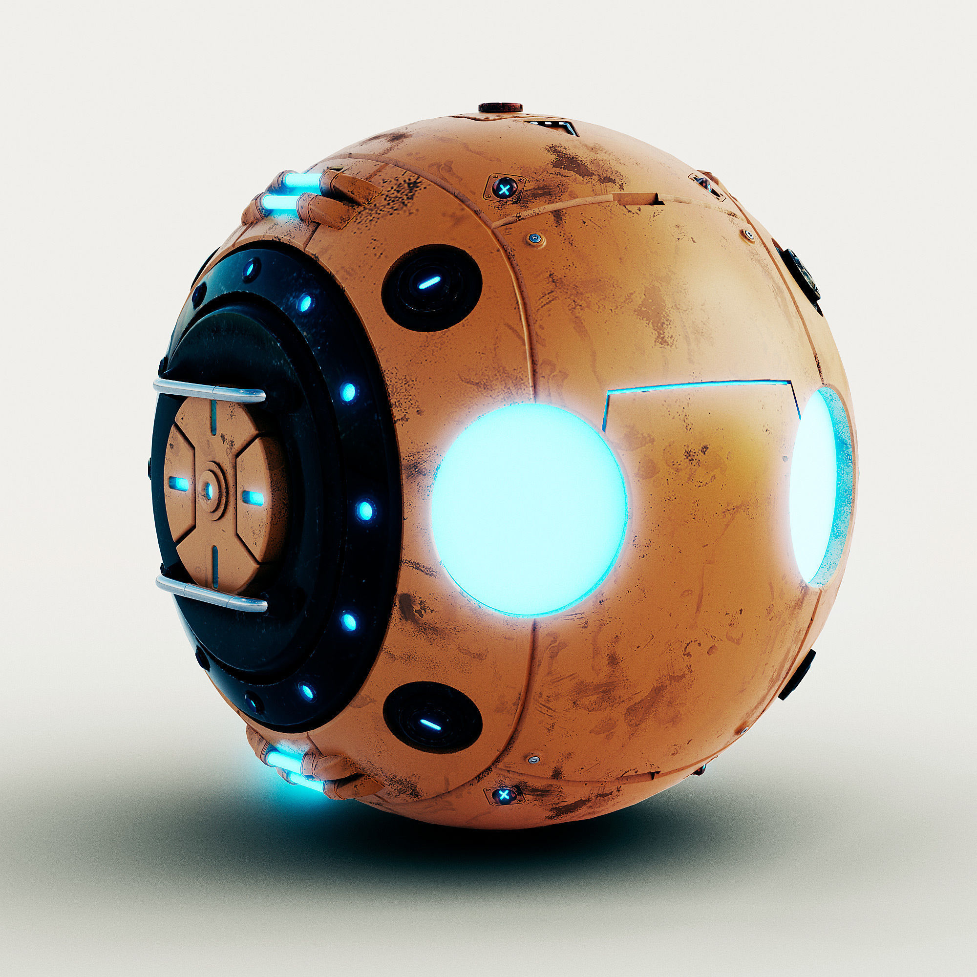 Robot Sphere free 3D model | CGTrader