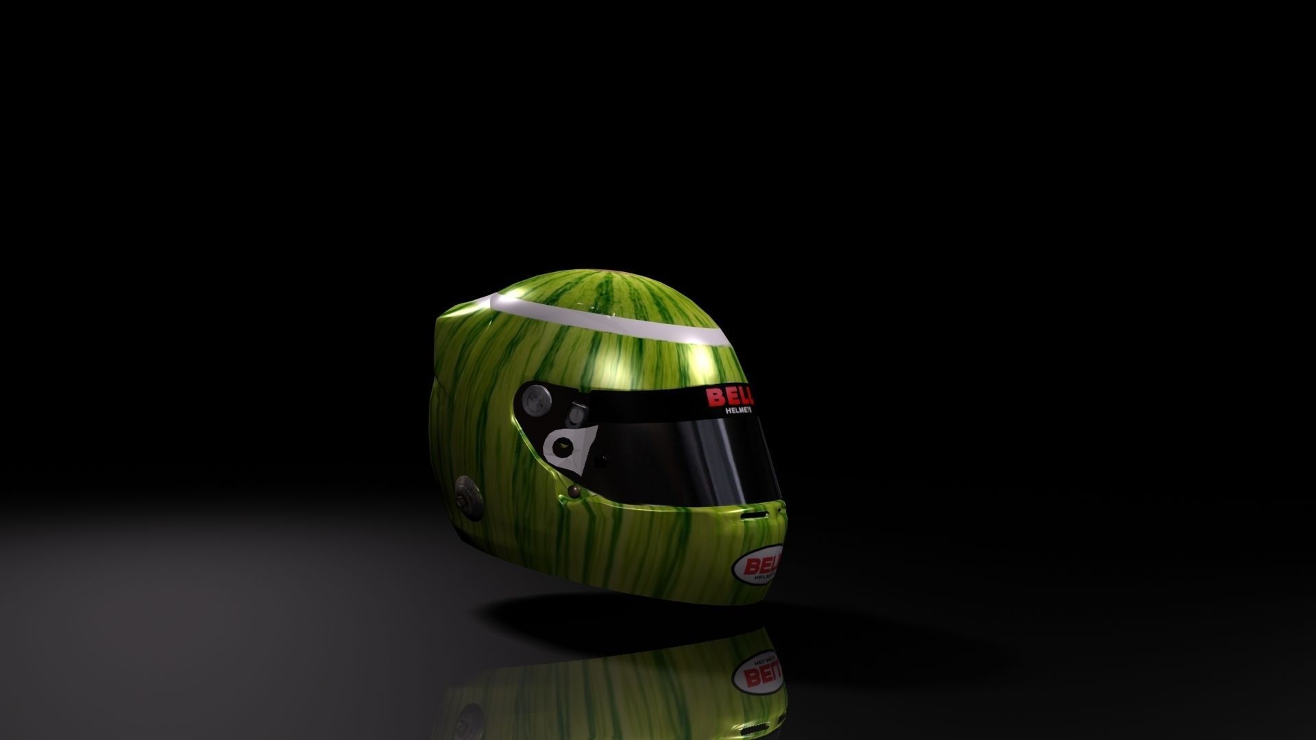 3D model 2015 FORMULA 1 HELMET LOW POLY VR / AR / low-poly | CGTrader