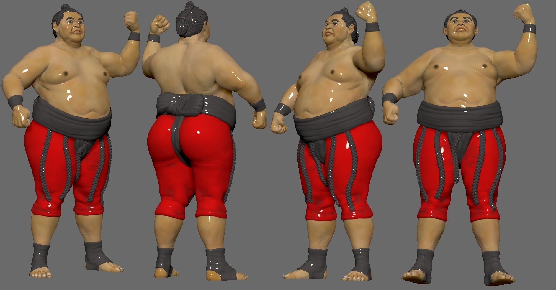 Fun WWE Pro Wrestling Figurine - Yokozuna 3D print model 3D model 3D ...