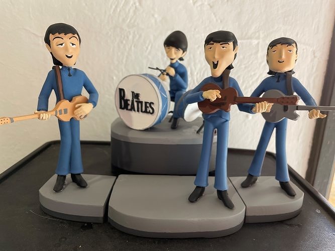The beatles for 3d printing 3D model 3D printable | CGTrader