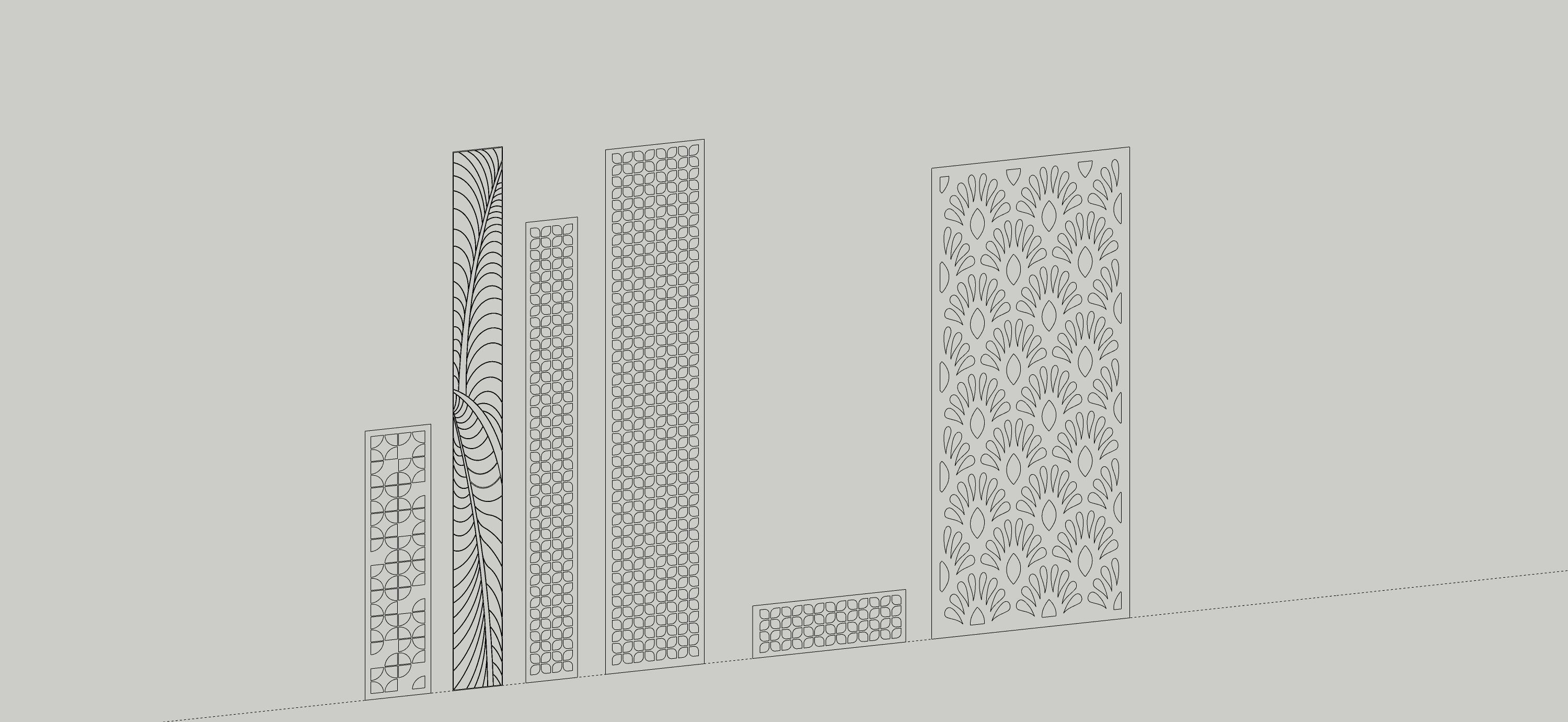 3D AND 2D PATTER JALI FILE 3D model | CGTrader