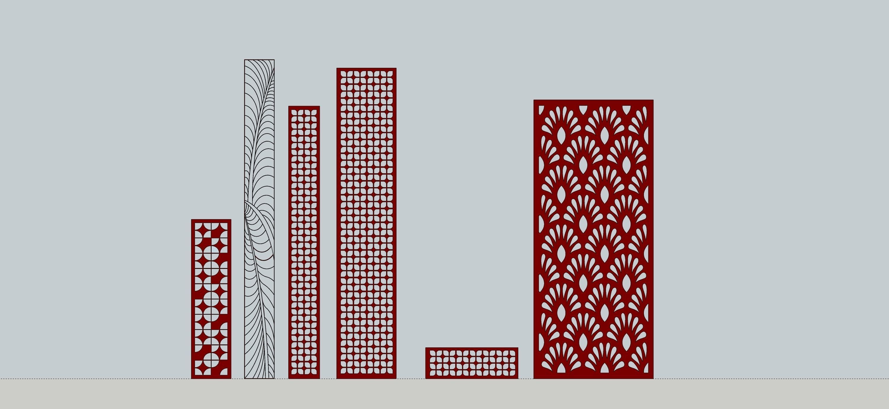 3D AND 2D PATTER JALI FILE 3D model | CGTrader