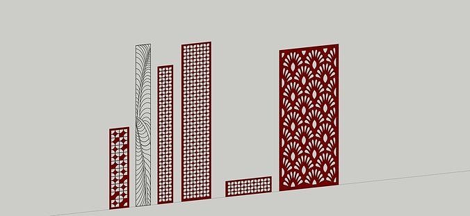 3D AND 2D PATTER JALI FILE 3D model | CGTrader