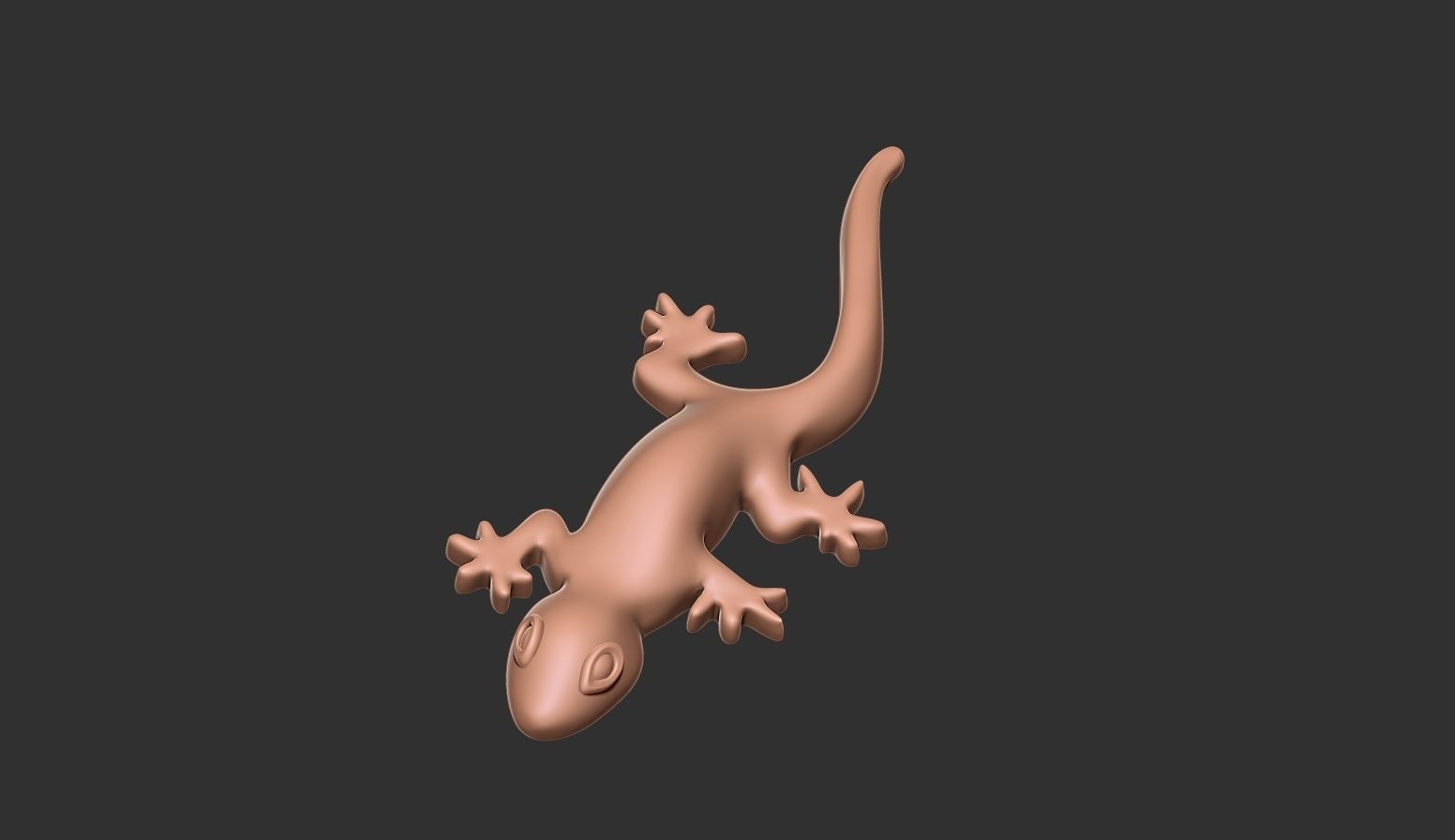 gecko lizard 3d model 3D model 3D printable | CGTrader