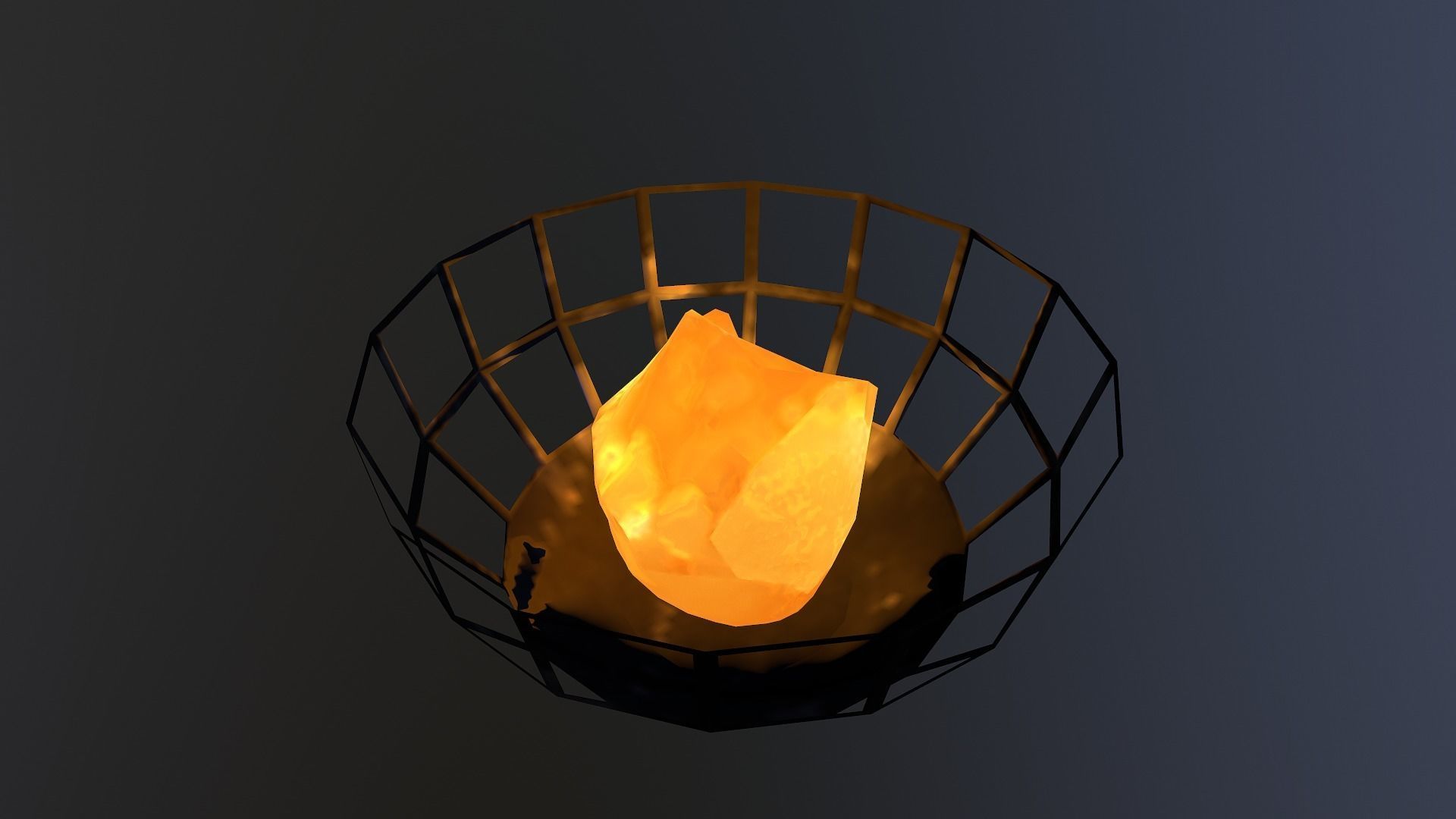 Low Poly Fire Bowl free VR / AR / low-poly 3D model | CGTrader