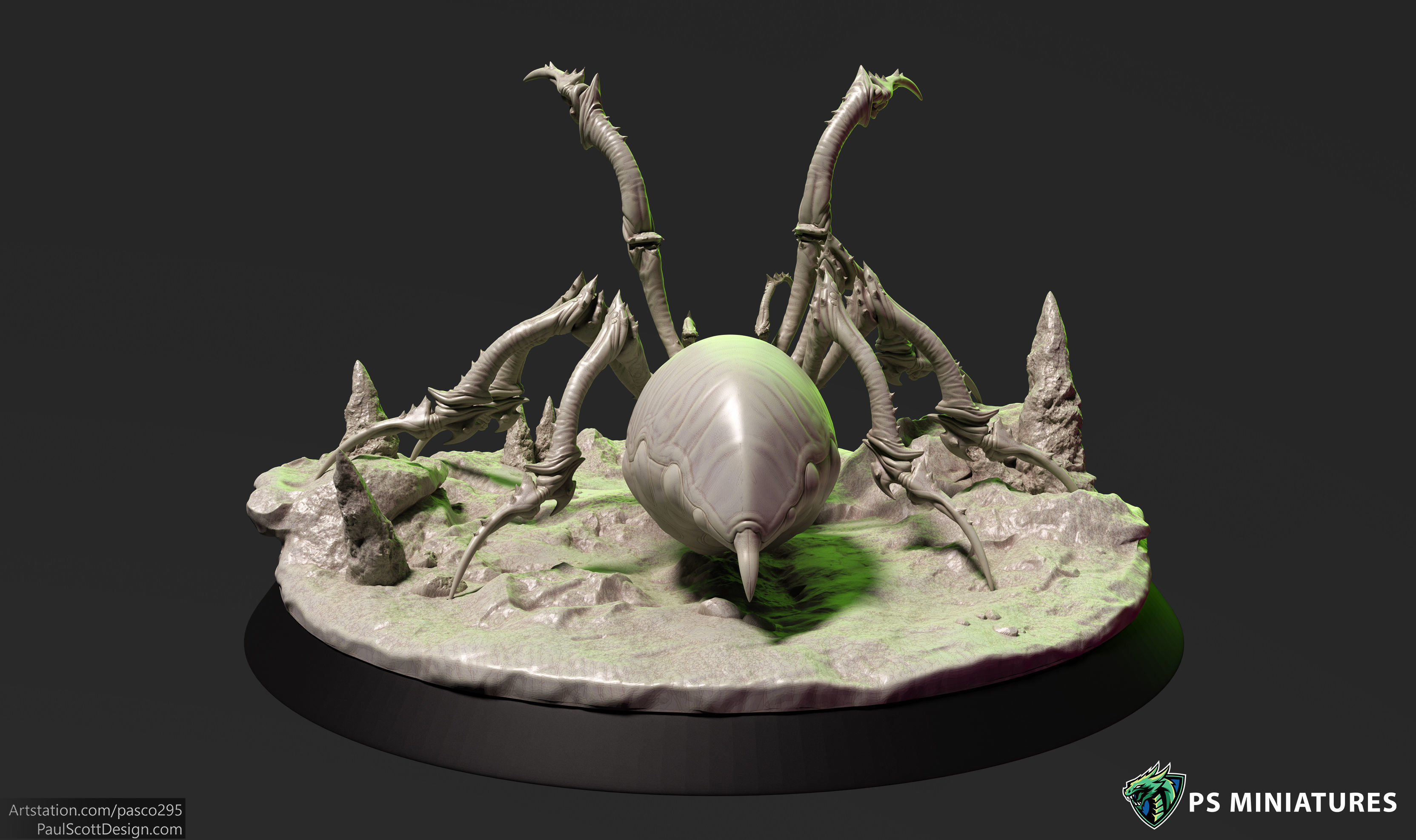 Phase Spider Pose 2 - 3D Printable 3D model 3D printable | CGTrader